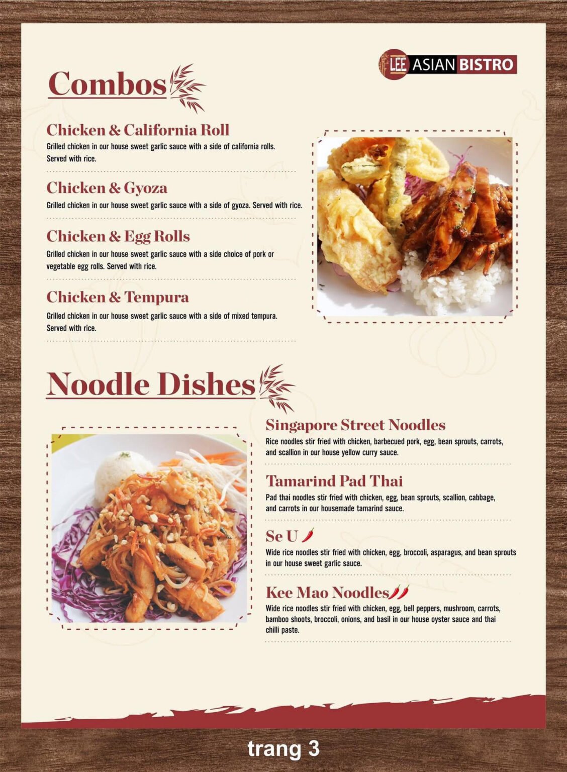 Lee Bistro Menu – Lee Bistro Lynden Best Restaurant