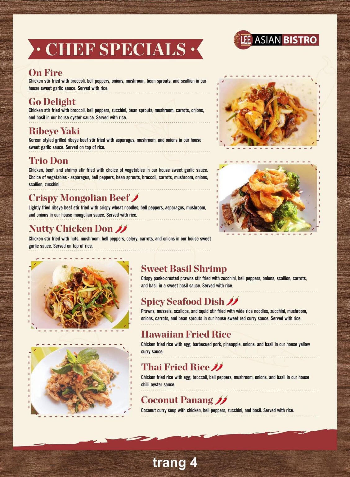 Lee Bistro Menu – Lee Bistro Lynden Best Restaurant